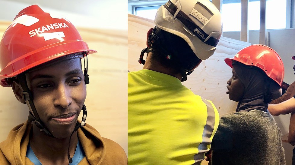 Gemenskap vid förrådsbygge på Angered Arena | skanska.se