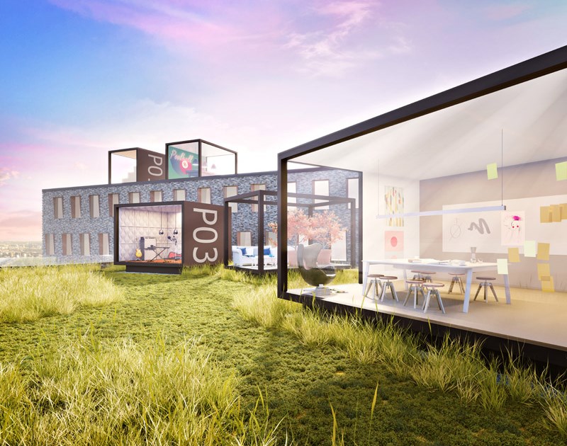 Solna United – kontorshus med drömrum på taket | skanska.se