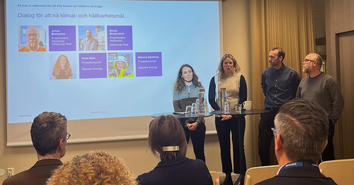 Så kan vi samverka för att öka kraven på hållbara lösningar | skanska.se